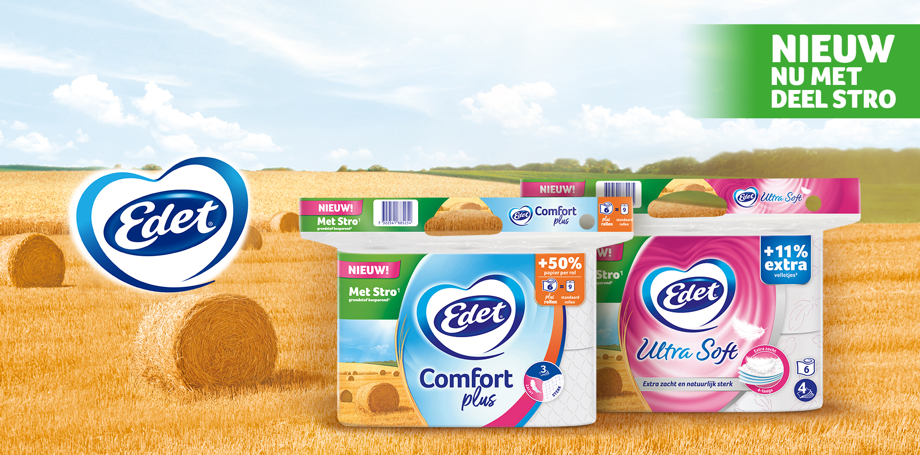 Edet Ultra soft met deel stro - Edet