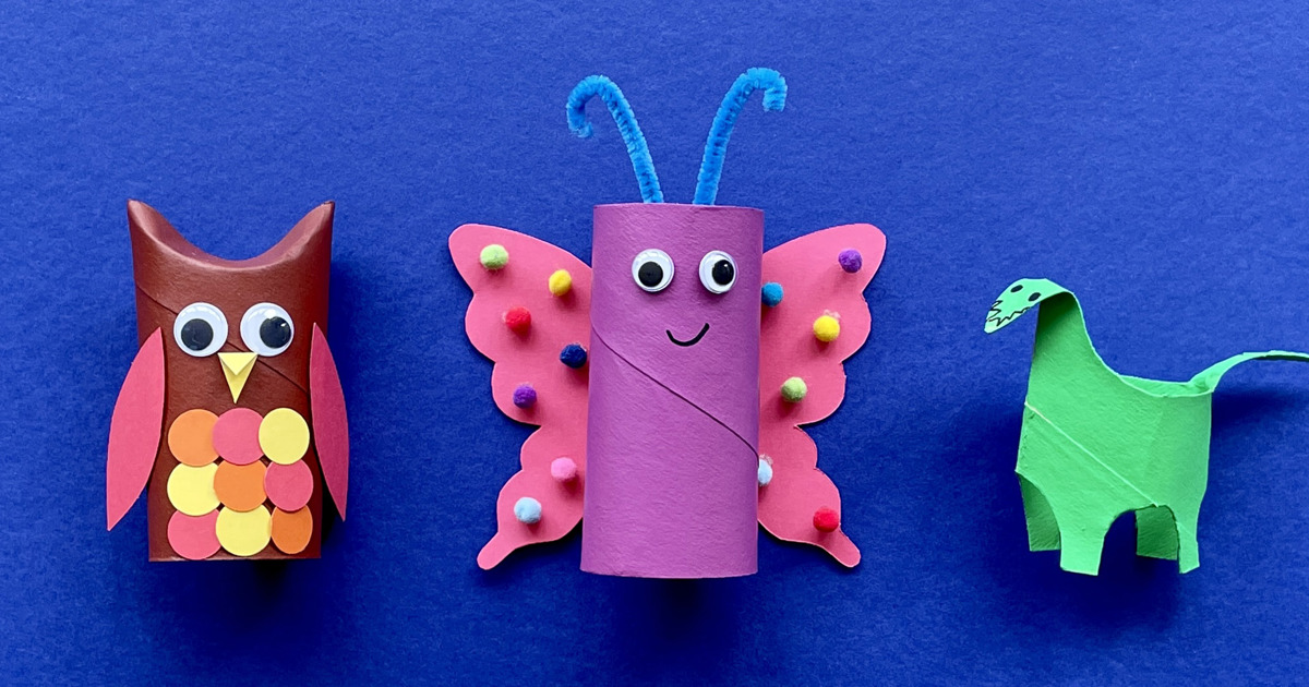 Knutselen met wc-rollen: dieren maken - Edet