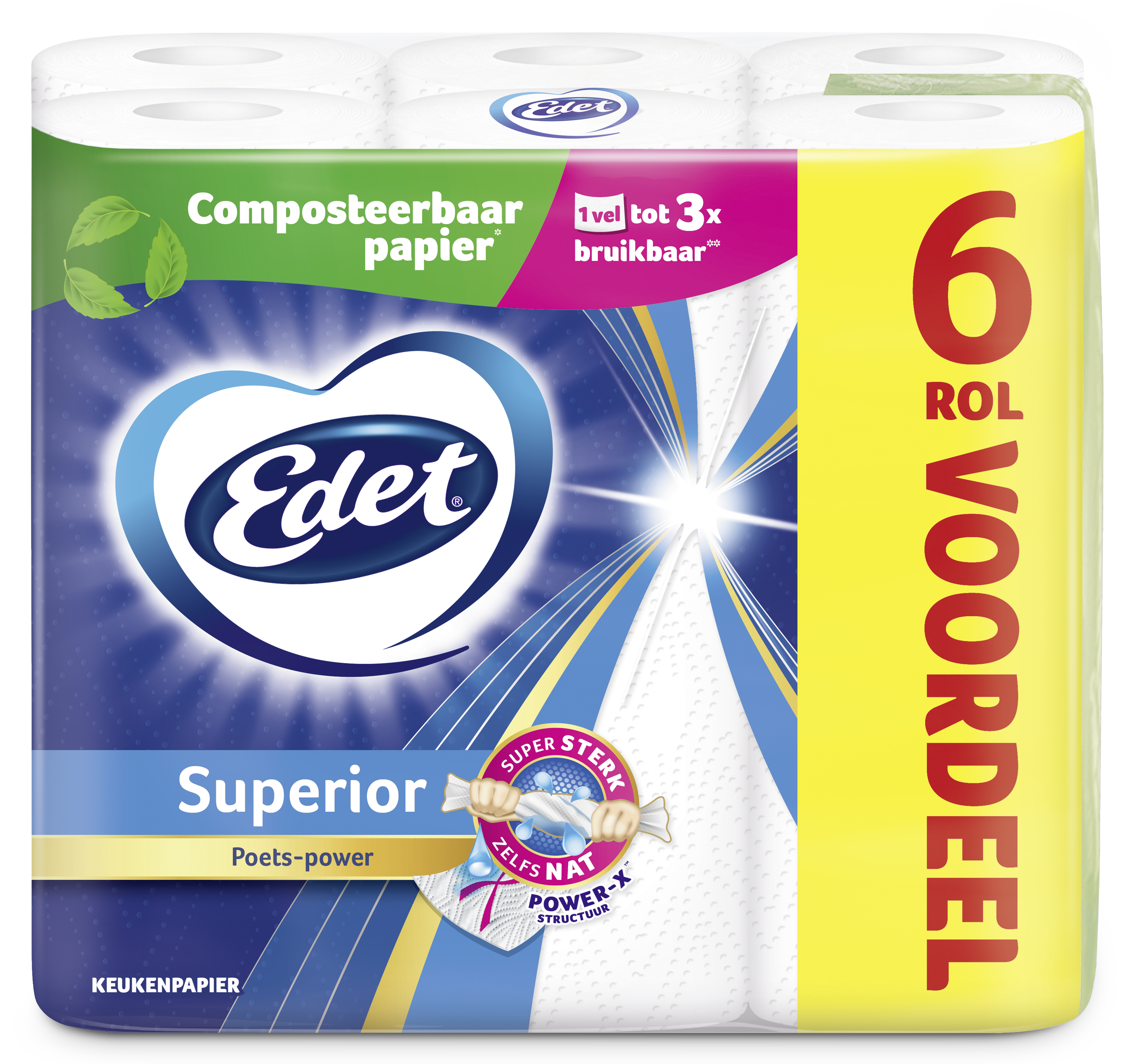 Het nieuwe, composteerbare Edet keukenpapier - Edet